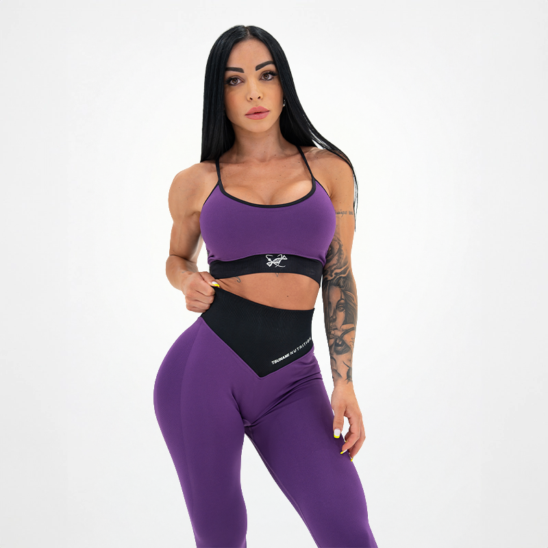 TN Clothing Top Donna Seamless Viola - Tsunami Nutrition